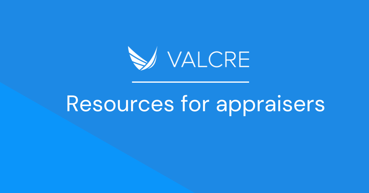 Valcre | Resources for appraisers